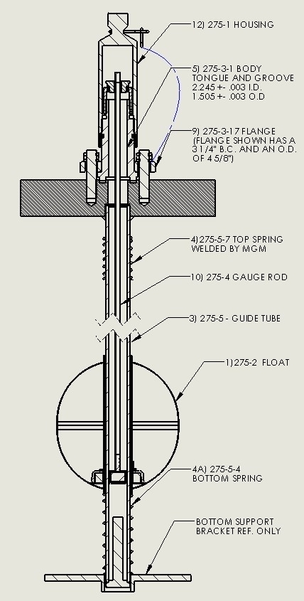 Model 275 Magnetic Gauging Device