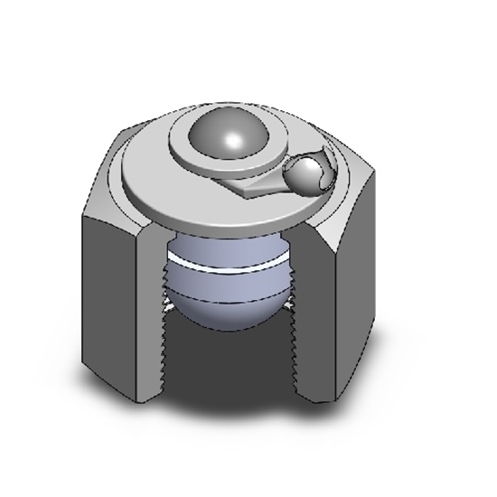 1/4" Stainless Steel Pipe Cap with Hex Head