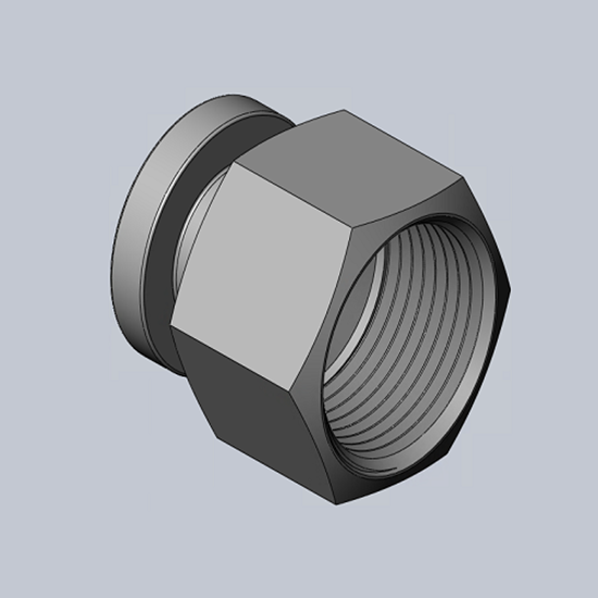 1" NPT Pipe Cap with Chain